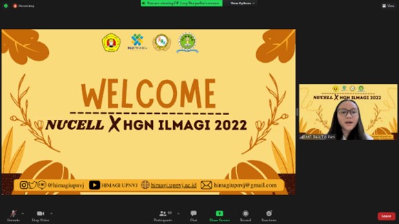NUCELL X HGN ILMAGI 2022 – HIMPUNAN MAHASISWA GIZI