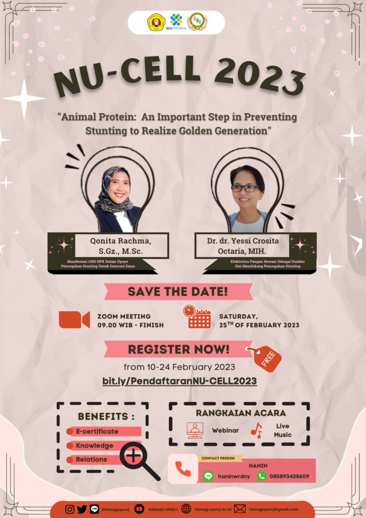 NU-CELL 2023 – HIMPUNAN MAHASISWA GIZI